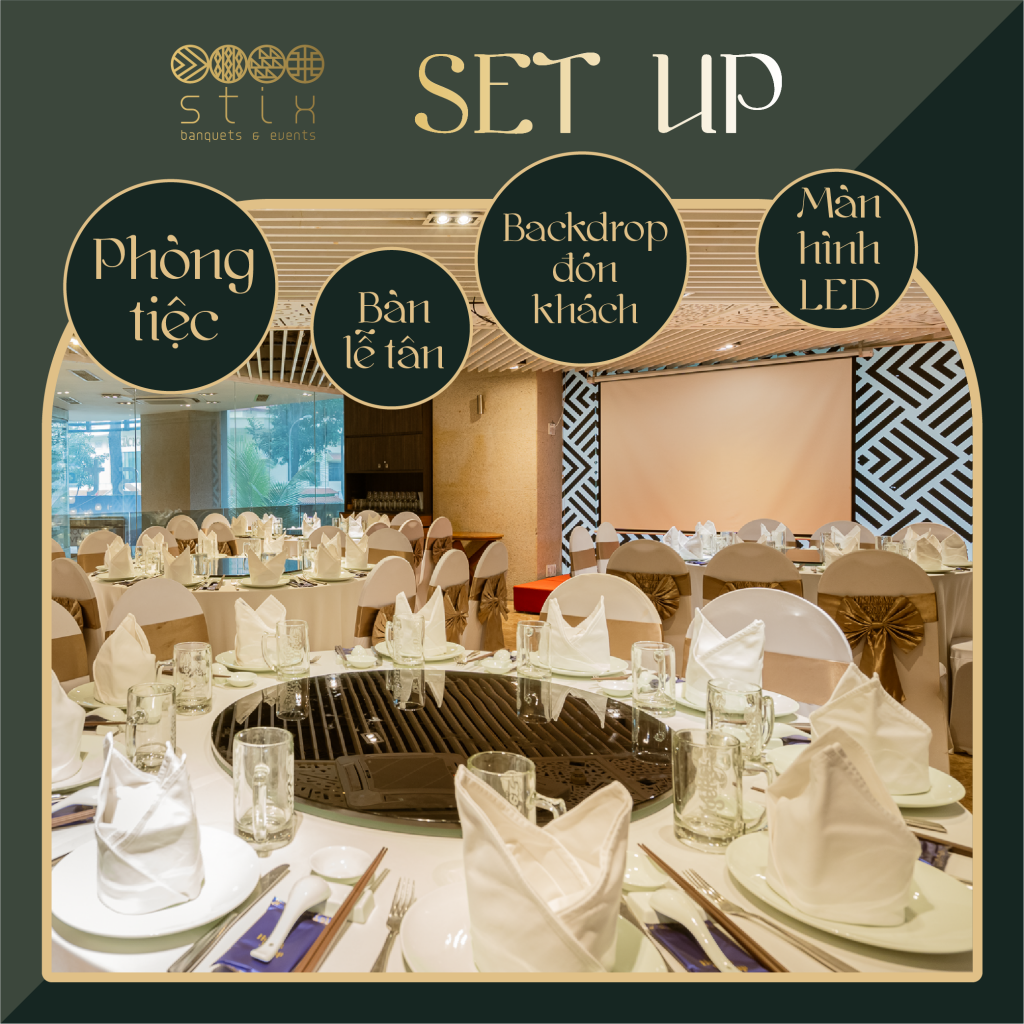 TIỆC SET MENU TRỌN GÓI - CHUYÊN NGHIỆP, SANG TRỌNG, ĐẲNG CẤP